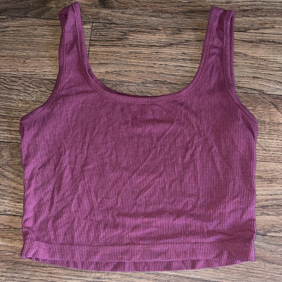 SHEIN | Tops | Maroon Tank Crop Top | Poshmark